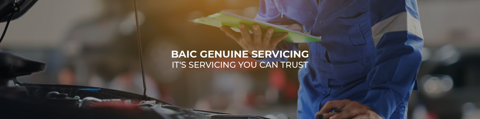 Book your car in for a service | Lazarus Baic Centurion