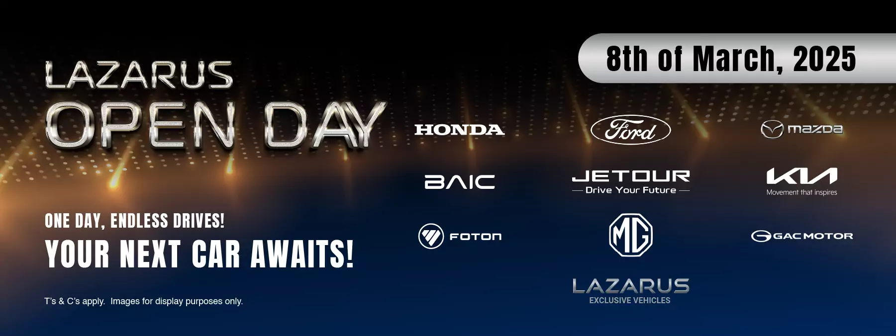 Lazarus Motor Company Open Day | Lazarus Motor Company